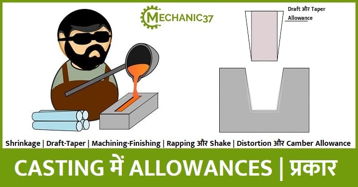 Casting में Allowances क्या है ? इसके 5 प्रकार